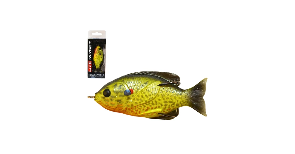 Gumihal, twister, gumicsali, Livetarget Sunfish Walking Bait Florescent ...